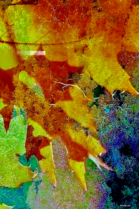 Autumn Colors Leaves Template | PosterMyWall