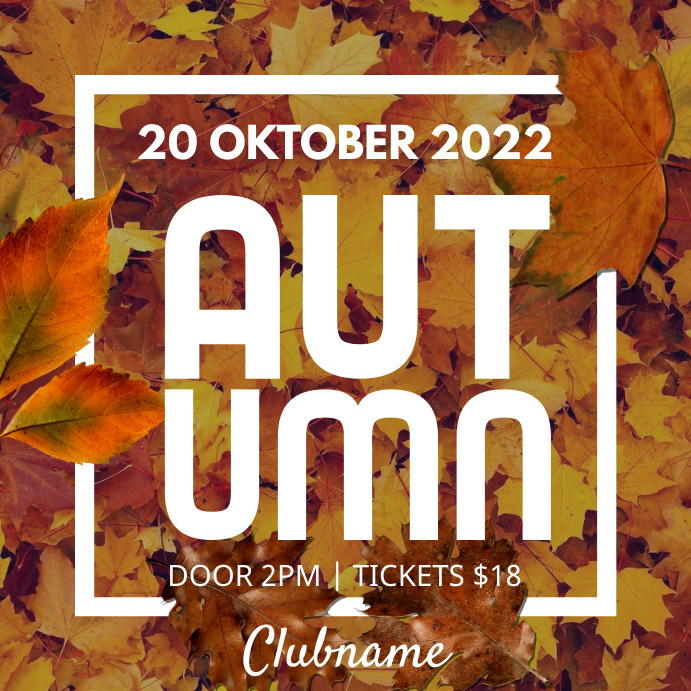 Autumn concert 2022 Template | PosterMyWall