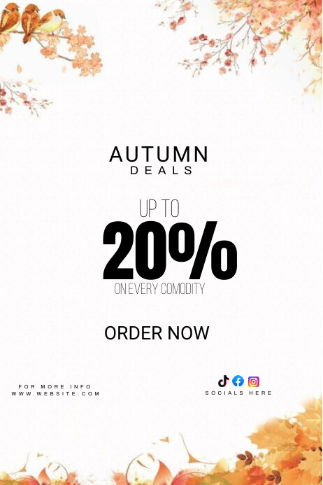 Copy of Autumn deals | PosterMyWall