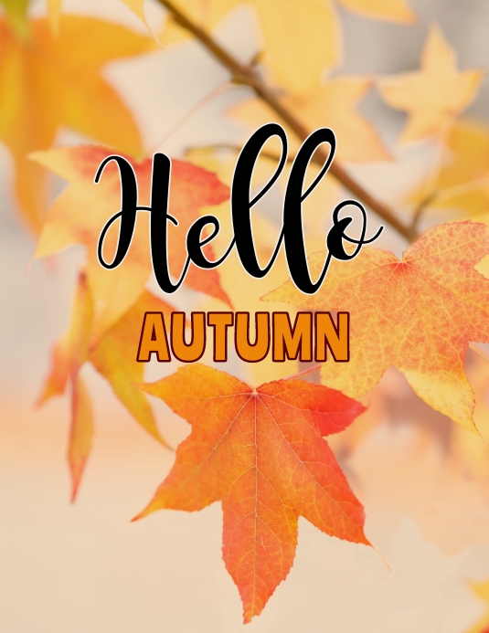 Autumn Template | PosterMyWall