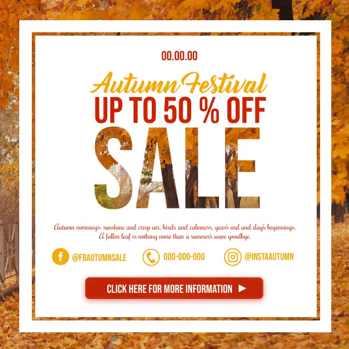 Copy of autumn | PosterMyWall