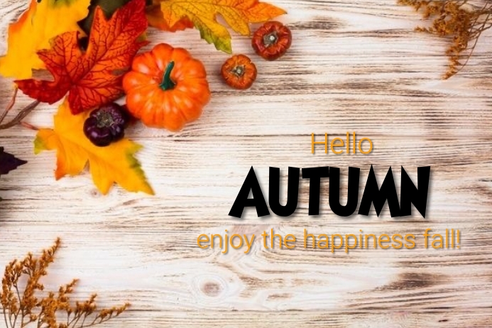 Autumn Template | PosterMyWall