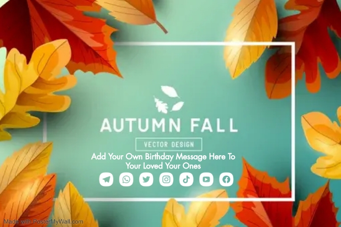 autumn Template | PosterMyWall