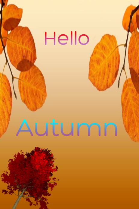autumn Template | PosterMyWall