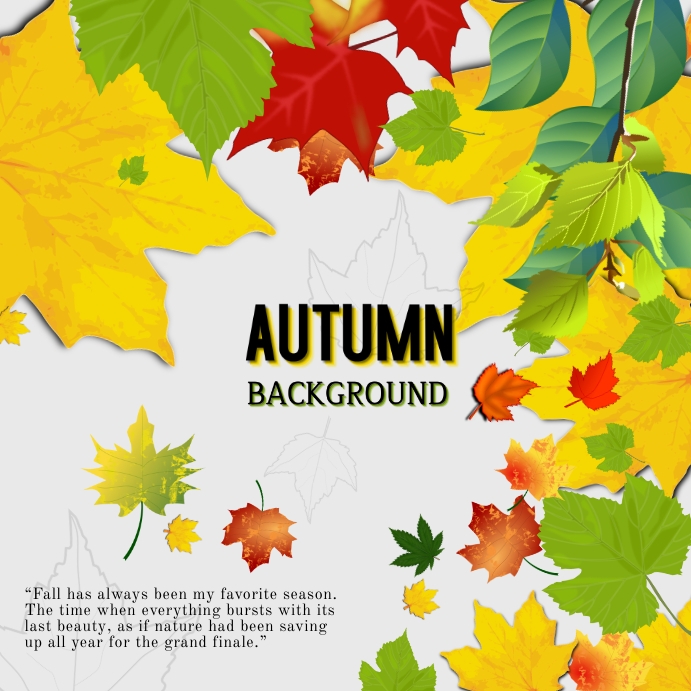 Autumn Template | PosterMyWall