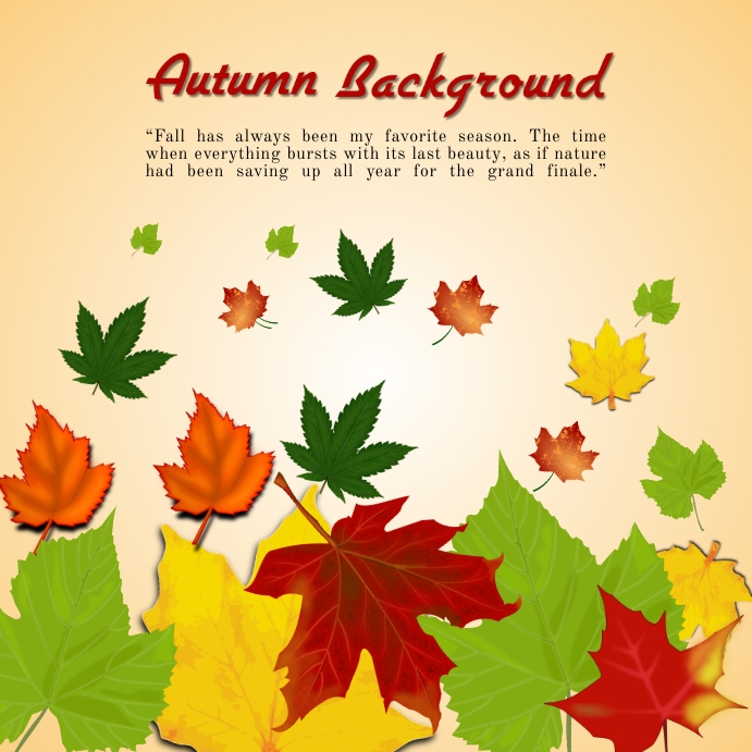 Autumn Template | PosterMyWall