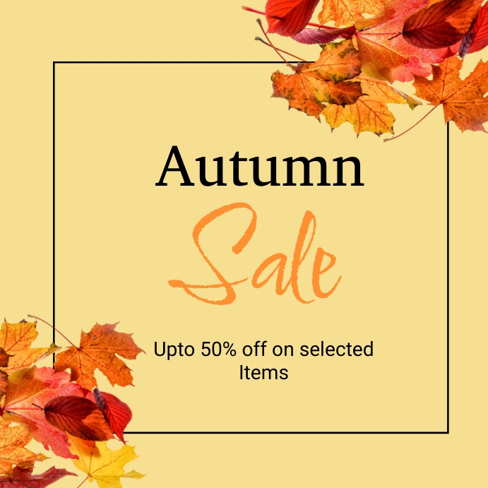 Autumn Template | PosterMyWall