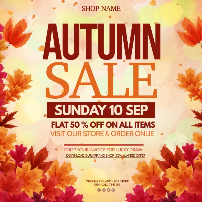 Copy of autumn | PosterMyWall