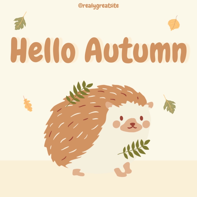 AUTUMN Template | PosterMyWall