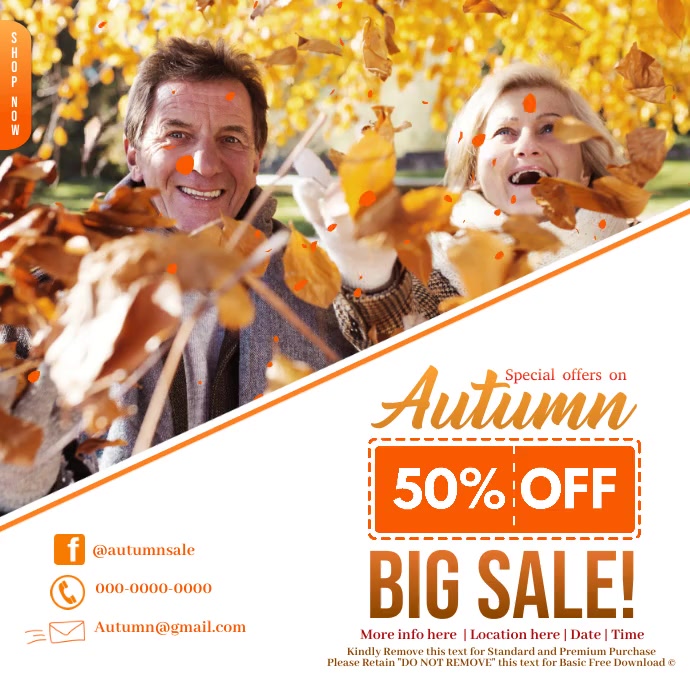 Autumn Template | PosterMyWall