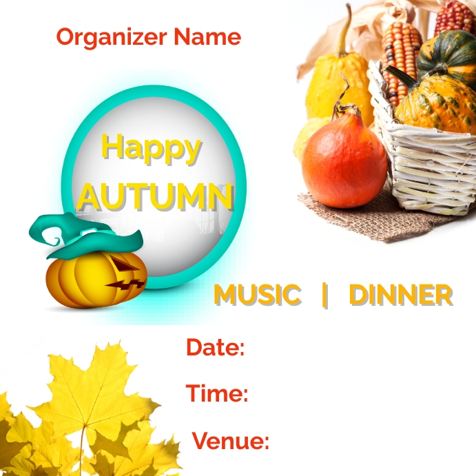 Autumn Template | PosterMyWall