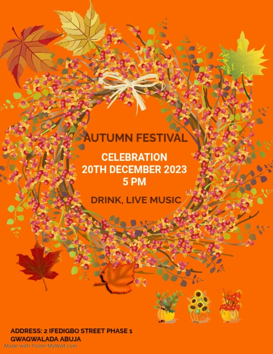 Autumn Template | PosterMyWall