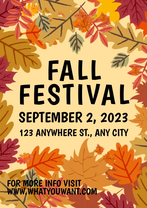 Autumn Template | PosterMyWall