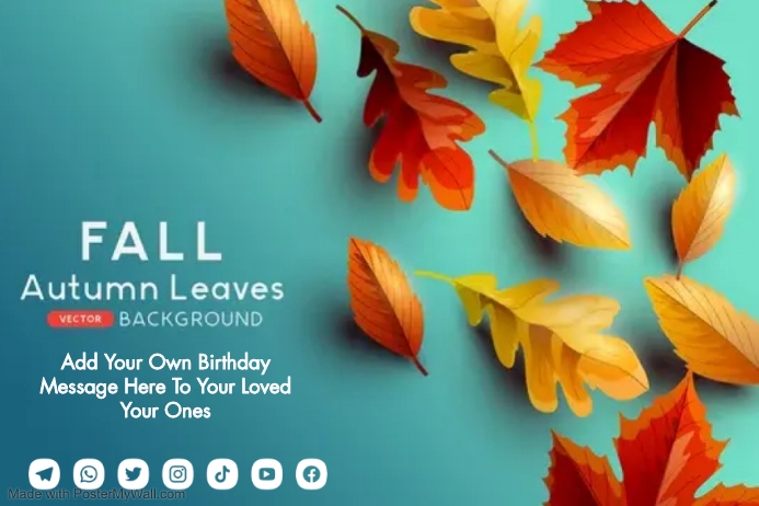 autumn Template | PosterMyWall