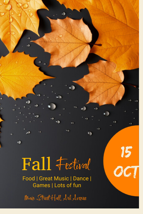 Modèle Autumn | PosterMyWall
