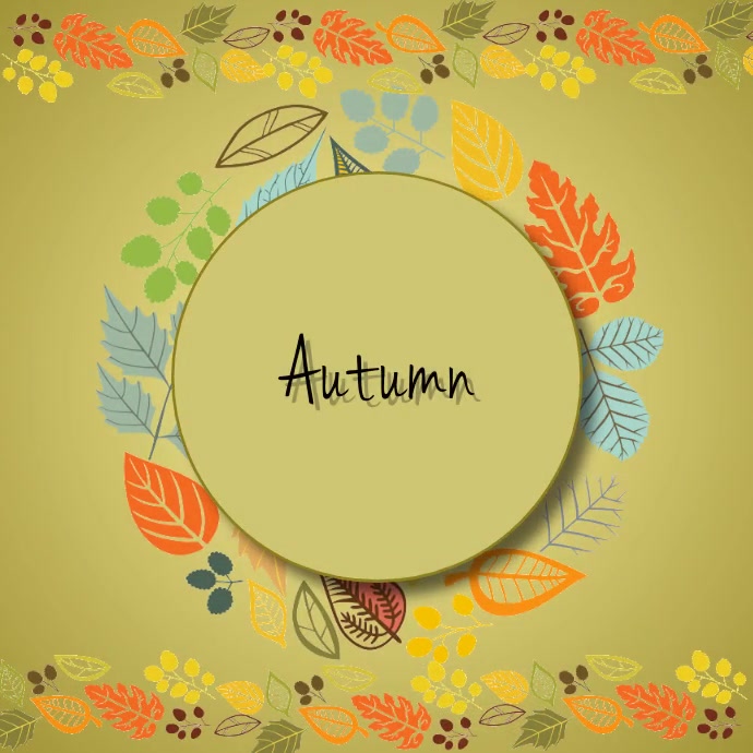 autumn Template | PosterMyWall