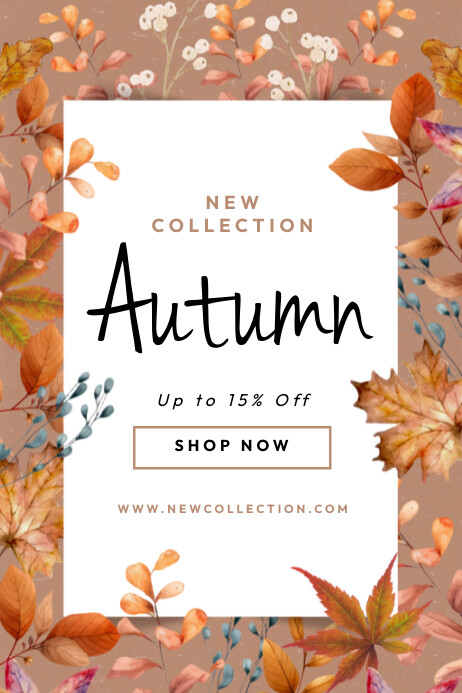 Copy of Autumn Disc. Poster | PosterMyWall