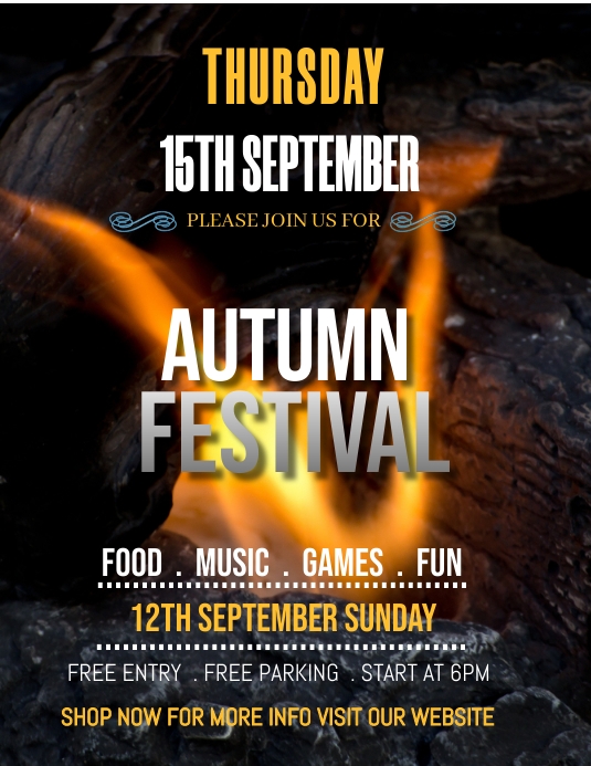 Autumn Event Template | PosterMyWall