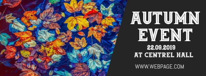 Copy of Autumn event facebook cover template | PosterMyWall