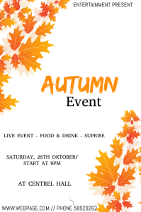 Autumn Festival Event Template | PosterMyWall