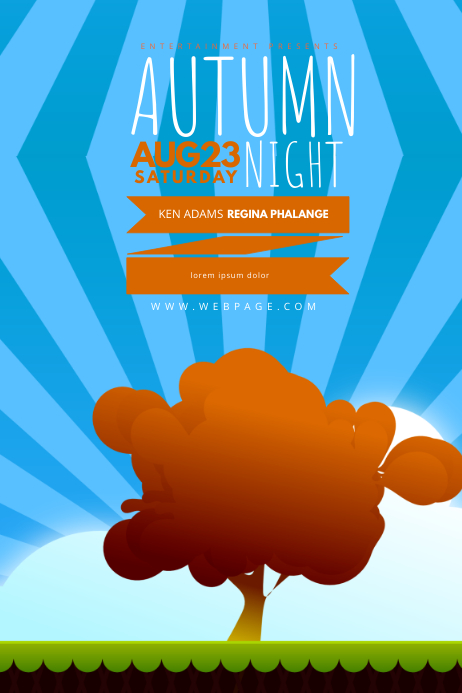 Autumn event Flyer Template | PosterMyWall
