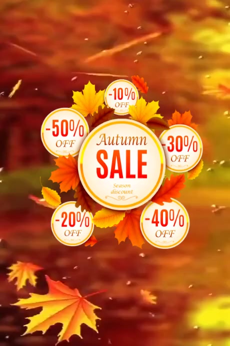 autumn fall (3) Template | PosterMyWall