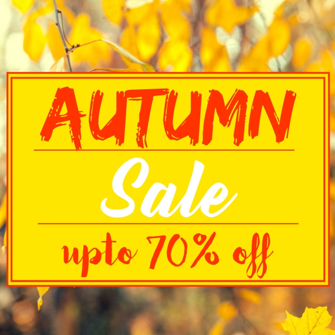 autumn/fall Template | PosterMyWall