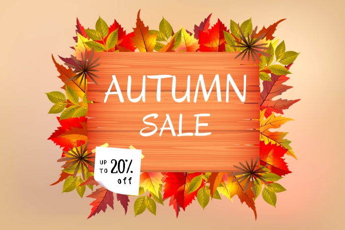 Modèle Automne Automne | PosterMyWall