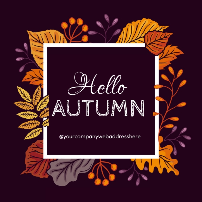 autumn fall Template | PosterMyWall