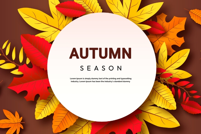 autumn fall Template | PosterMyWall