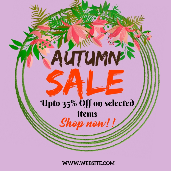 autumn/fall Template | PosterMyWall