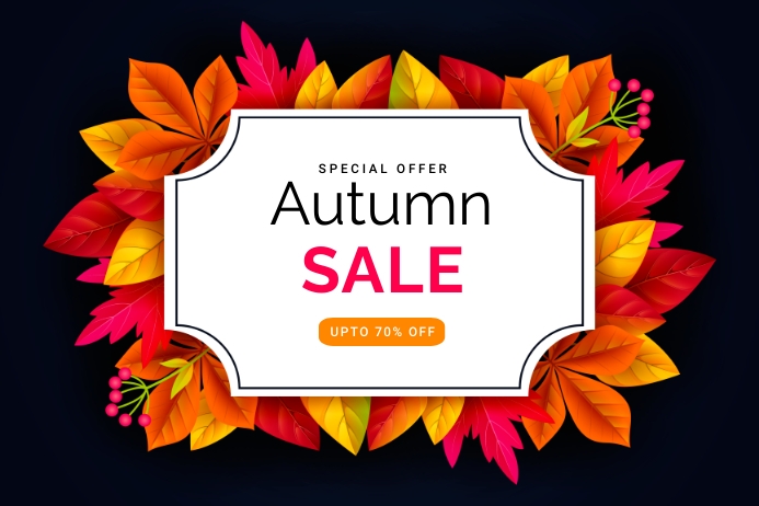 autumn fall Template | PosterMyWall