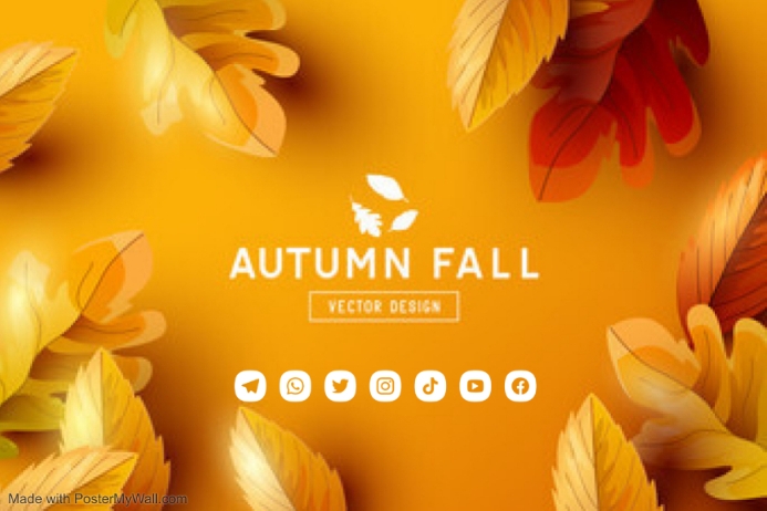 autumn fall Template | PosterMyWall