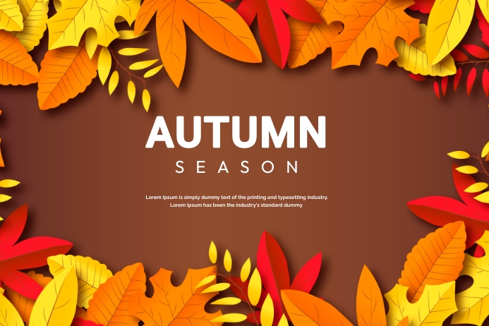 Modèle Automne Automne | PosterMyWall