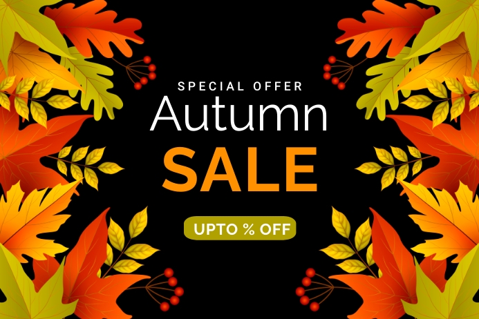 autumn fall Template | PosterMyWall