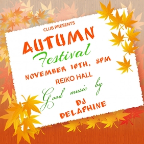 Fall Festival Instagram Post Template | PosterMyWall