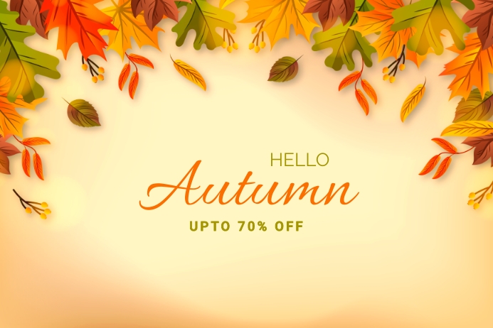 autumn fall Template | PosterMyWall