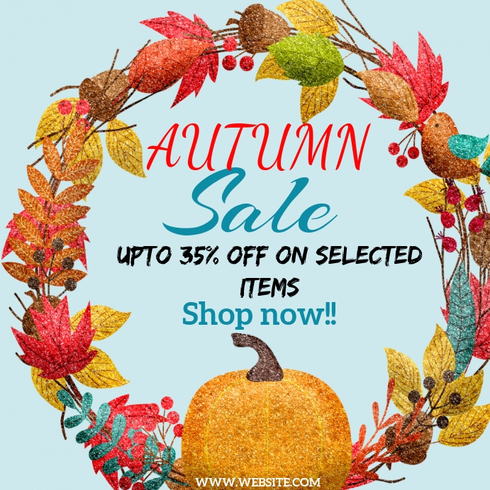 autumn/fall Template | PosterMyWall