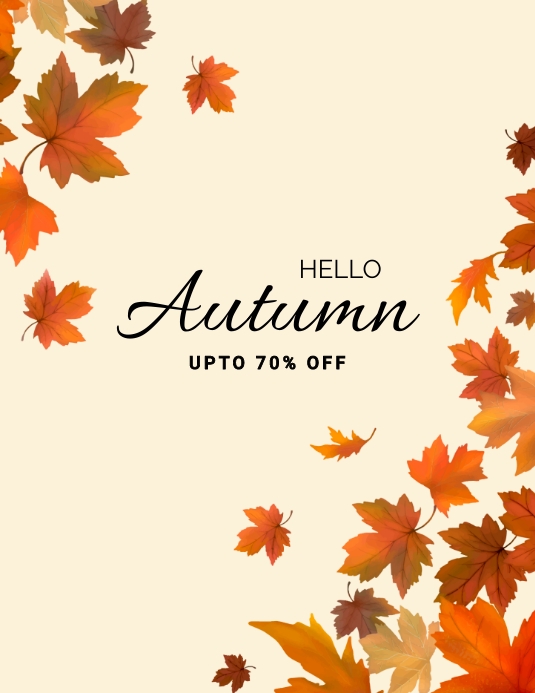 autumn fall Template | PosterMyWall