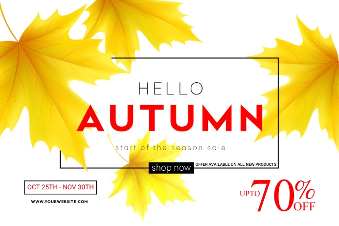 Autumn/Fall Template | PosterMyWall