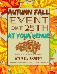 AUTUMN FALL FESTIVAL FLYER TEMPLATE | PosterMyWall