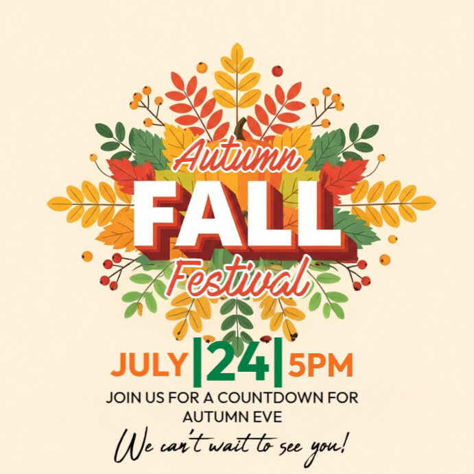Autumn Fall festival Template | PosterMyWall