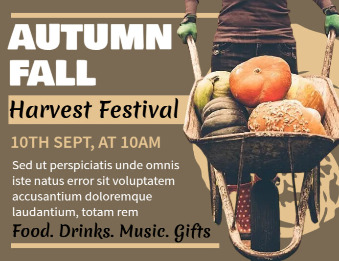 Autumn/Fall Festival Template | PosterMyWall
