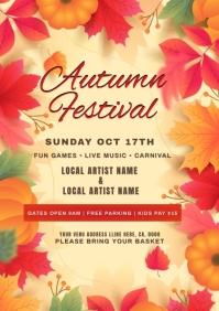 Autumn / Fall Festival EVENT DESIGN TEMPLATE | PosterMyWall