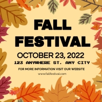 Fall Festival Instagram post template. | PosterMyWall