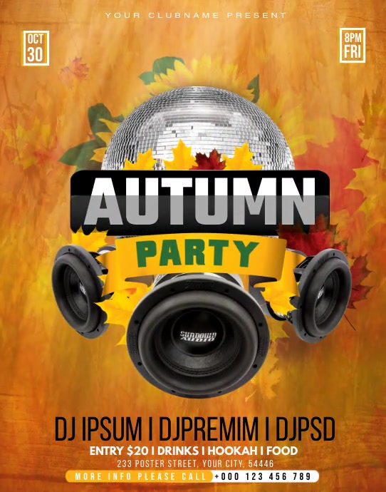Copy of Autumn/Fall Flyer | PosterMyWall