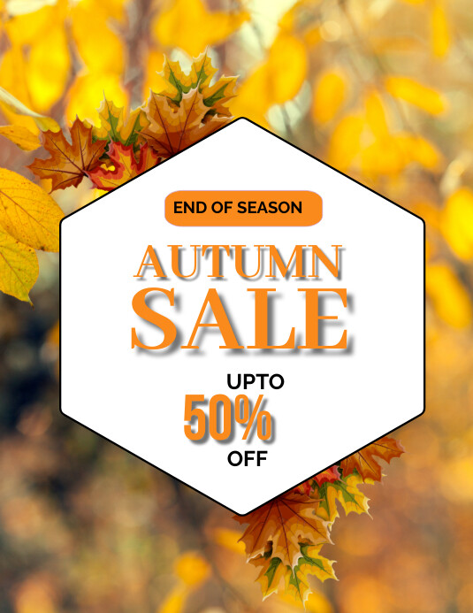autumn/fall flyer Template | PosterMyWall
