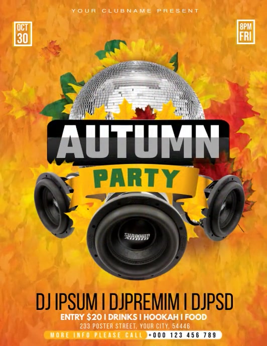 Copy of Autumn/Fall Flyer | PosterMyWall