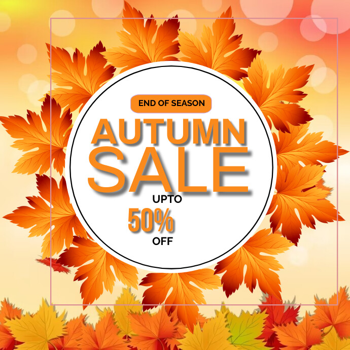 autumn/fall flyer Template | PosterMyWall