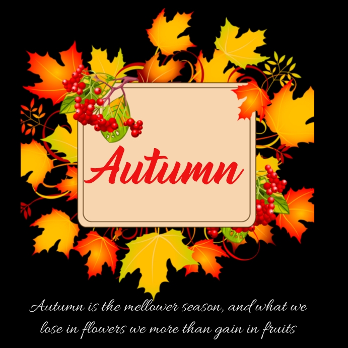 Autumn/Fall Flyers Template | PosterMyWall